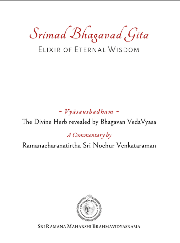 Srimad Bhagavad Gita | Elixir of Eternal wisdom (Paperback)– Publications | Voice of Rishis